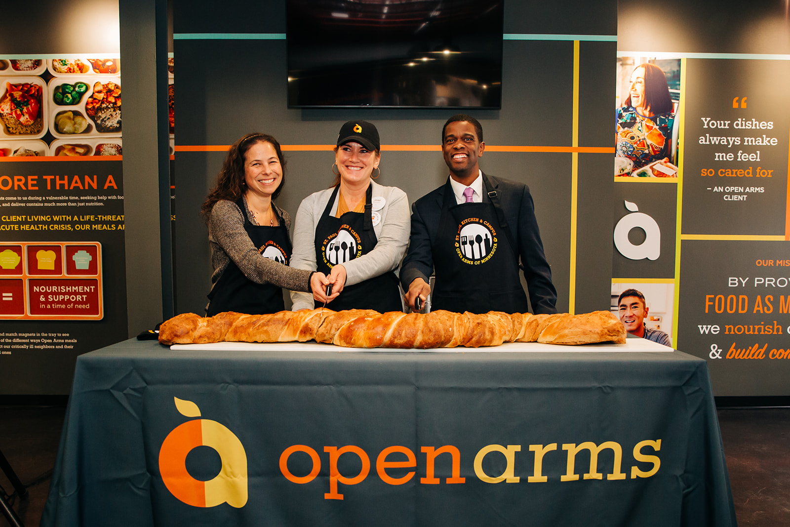 Open Arms Cuts Baguette, Officially Opens St. Paul Kitchen & Campus ...