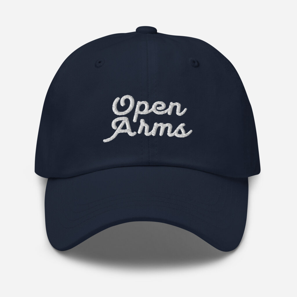 Open Arms Script Dad Hat - Open Arms of Minnesota