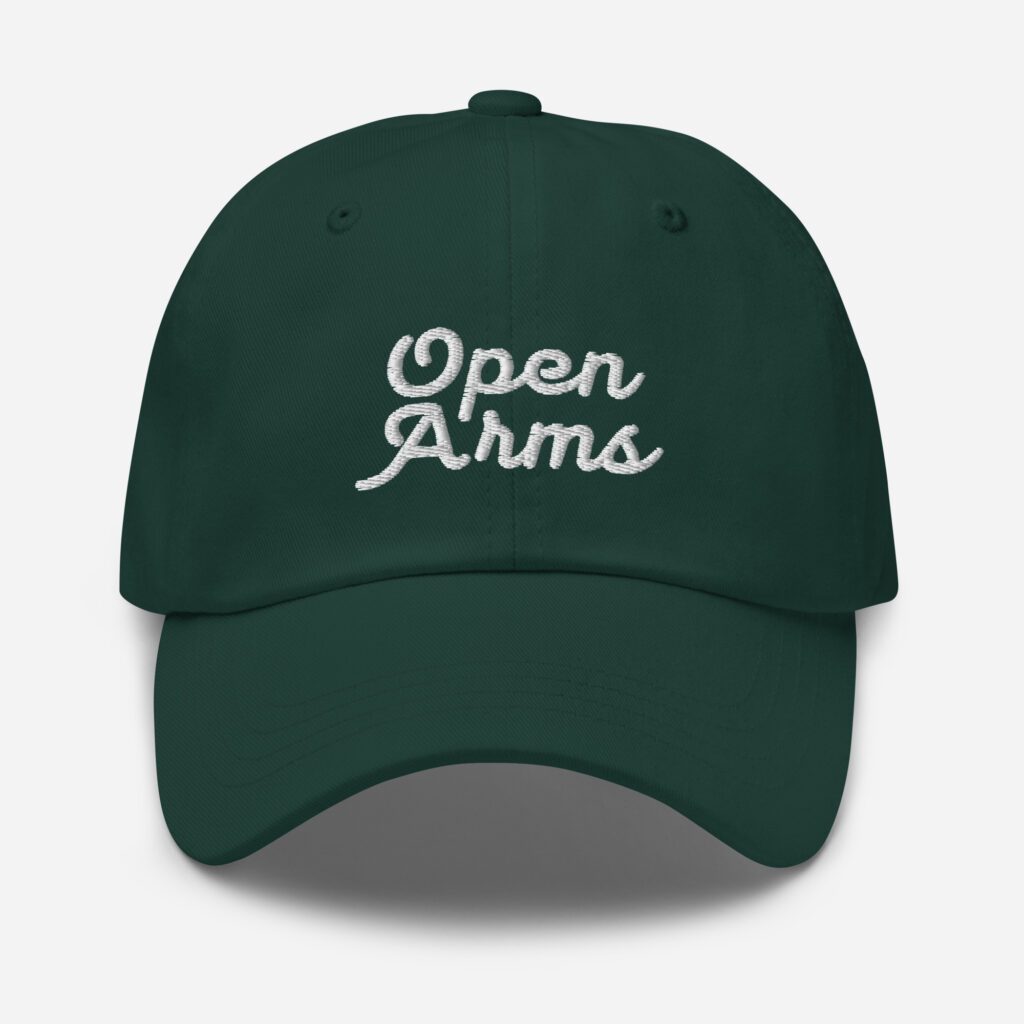 Open Arms Script Dad Hat - Open Arms of Minnesota