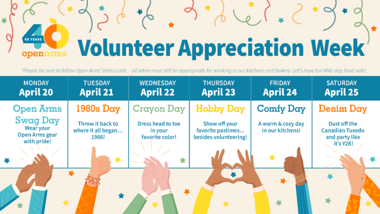 Volunteer Appreciation Week 2026 - Open Arms of Minnesota